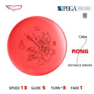 Yikun Disc Golf Disc Floating Disk Fairway Driver 150-160g Disc Golf Fairway Driver Perfect for Outdoor Games Floats in Water[Dics Shade Color May Vary]