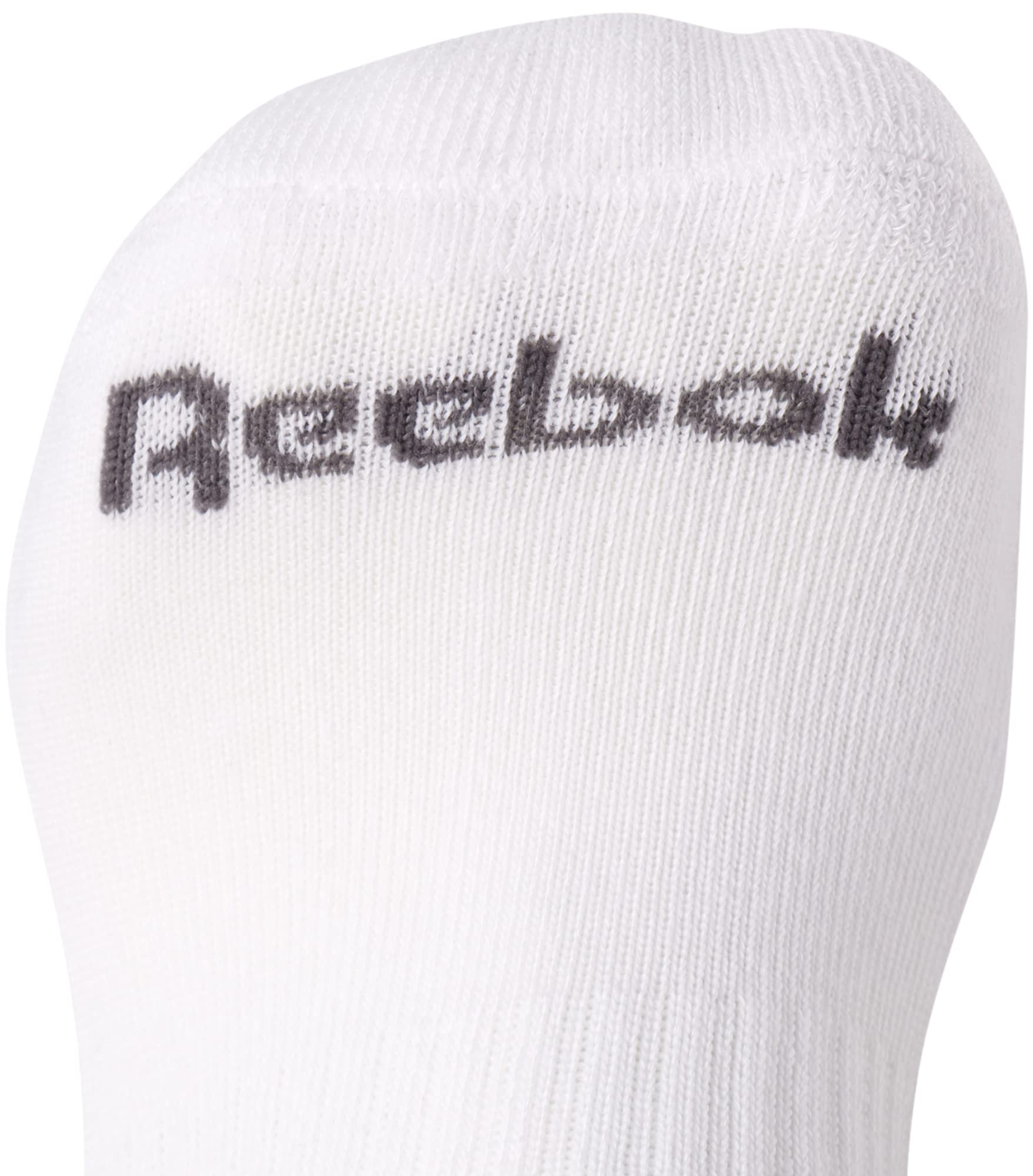 Reebok Men's Quarter Socks - 6 Pack Cushion Quarter Cut Ankle Socks for Men - Breathable Men's Athletic Socks (Size 6-12.5), Size 6-12.5, White Logo