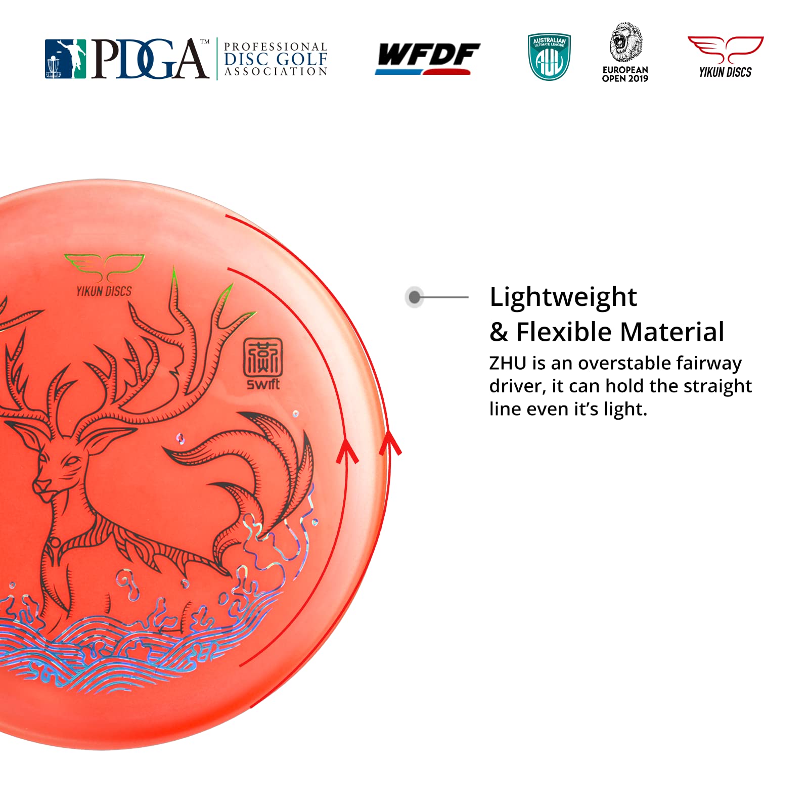 Yikun Disc Golf Discs Driver Floating Disk Fairway Driver 150-160g Perfect for Outdoor Games Floats in Water [Dics Shade Color May Vary]