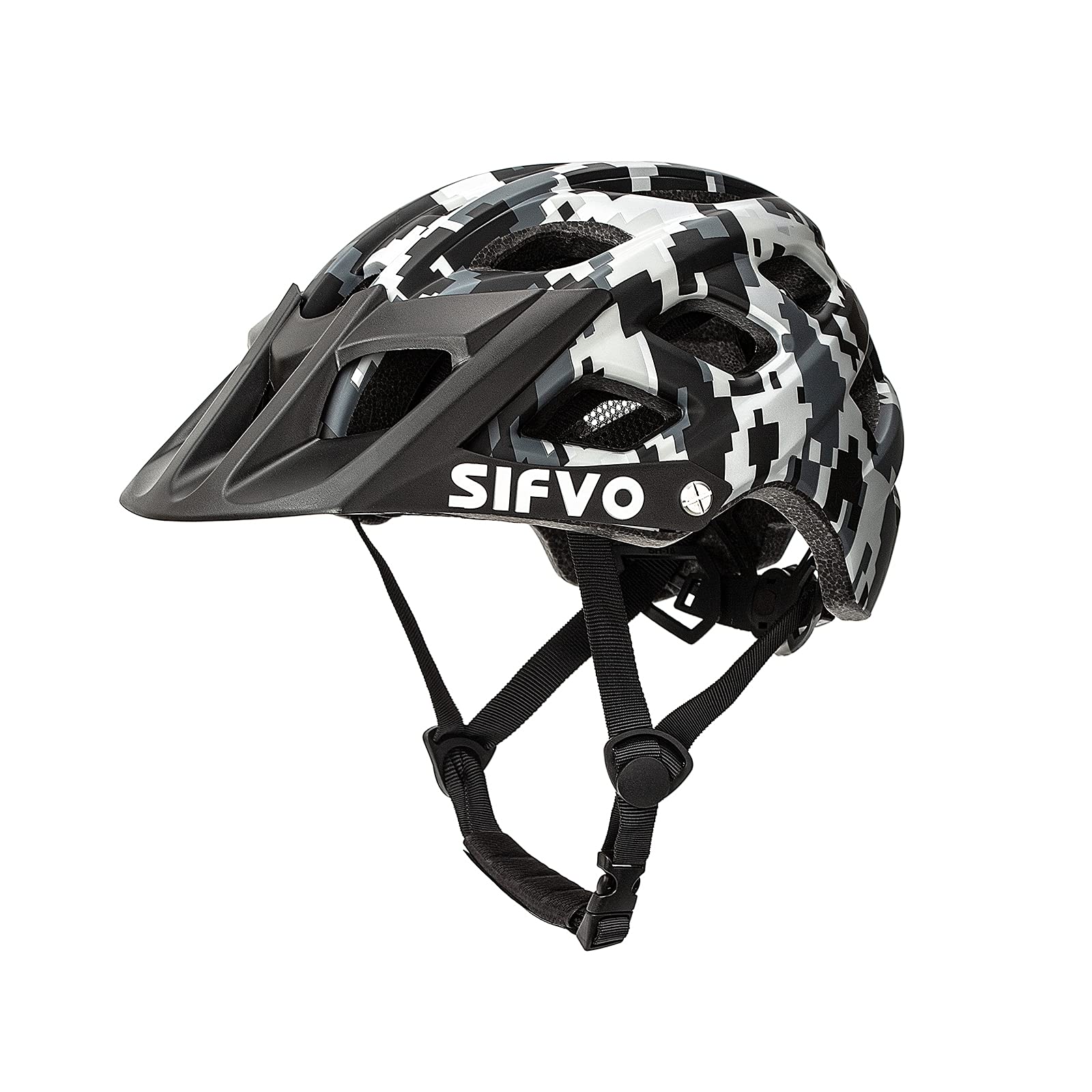 Kids Bike Helmet, SIFVO Kids Helmet Boys and Girls Bike Helmet for Kids Ages 6+ Youth Bike Helmet with Visor Safe and Stylish Adjustable 52-58cm