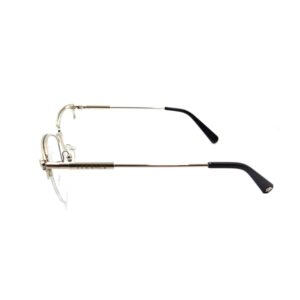 Versace VE 1280 1252 Pale Gold Metal Cat-Eye Eyeglasses 55mm