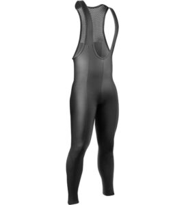 aero|tech|designs | men's usa classic unpadded thermal fleece bib-tights | black | tall fit | large