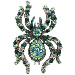 yacq halloween spider rings for women, stretch rings fit finger 6 to 9, halloween rings for women, silk scarf holders