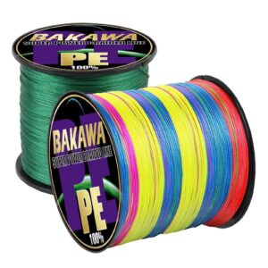 Fishing Lines 4 Braided Fishing Line 300M 100M PE Multifilament Carp Sea Saltwater Floating Wire Accessories Fishing Tool (Color : Green, Size : X4 100M 85LB 8.0)