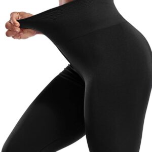 SEASUM Seamless Leggings for Women High Waisted Workout Gym Smile Contou Yoga Pants Tights