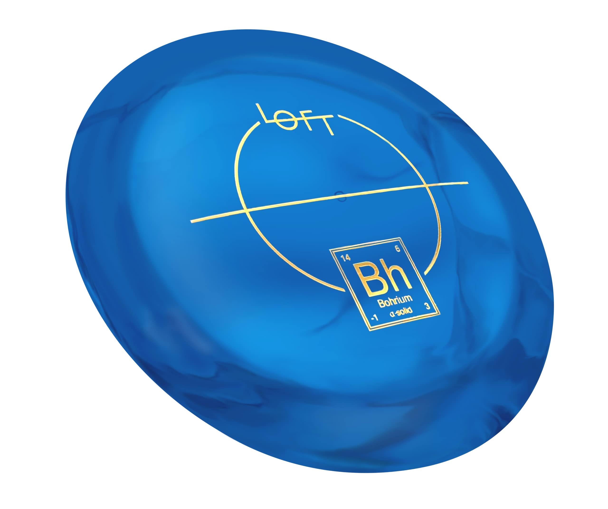 LOFT Discs Bohrium | Maximum Distance Disc Golf Driver | 170-174g | Unique Rounded Rim | Understable Distance Driver | Glidey & Fast Flight | Colors May Vary (Alpha Plastic)