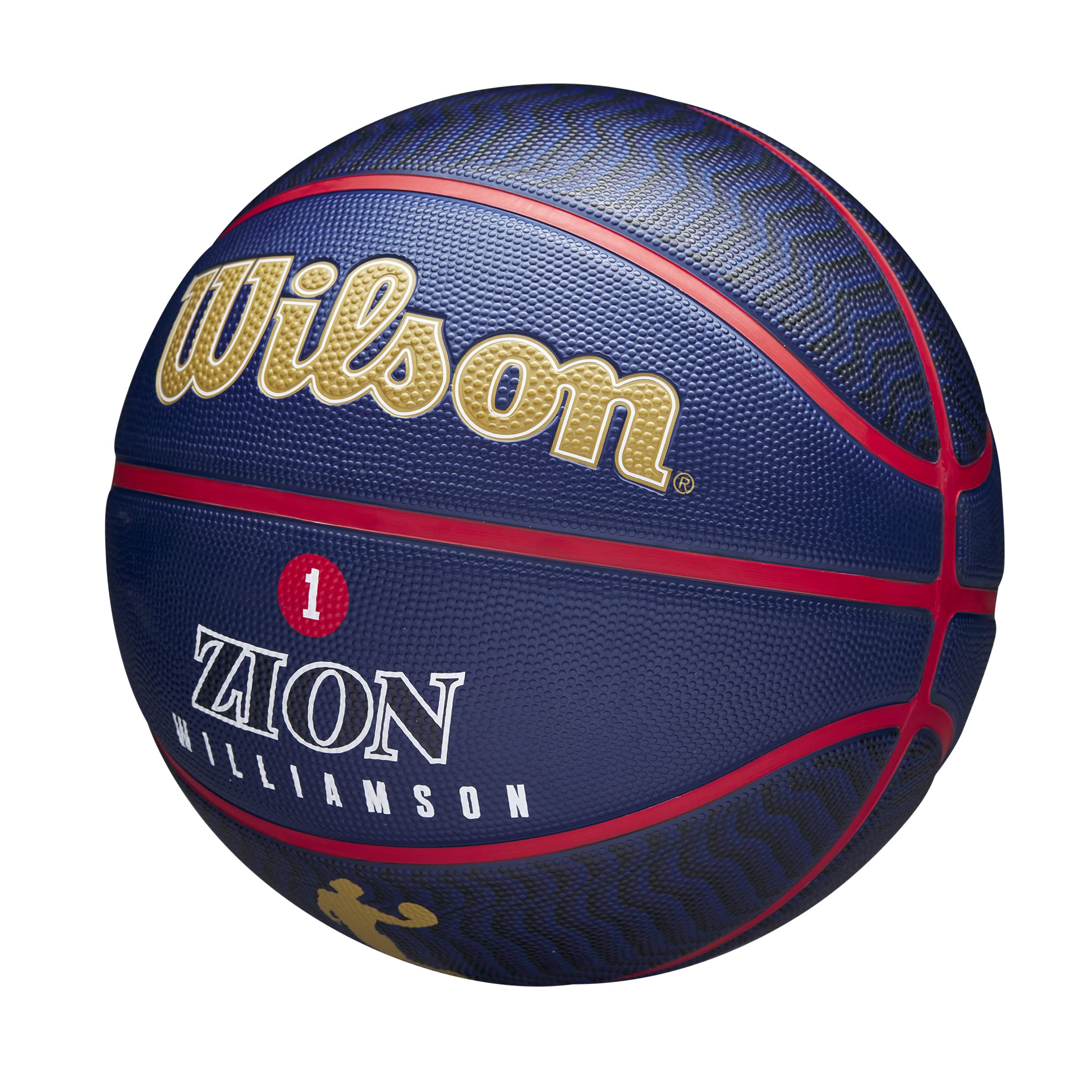 WILSON NBA Player Icon Outdoor Basketball - Zion Williamson, Size 7-29.5"