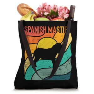 Spanish Mastiff Vintage Sunset Mom Dad Tote Bag