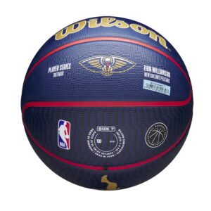 WILSON NBA Player Icon Outdoor Basketball - Zion Williamson, Size 7-29.5"