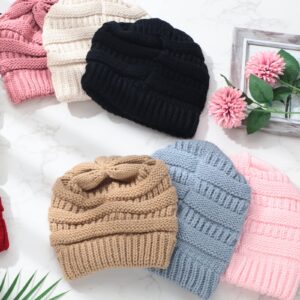 Foaincore 9 Pieces Slouchy Winter Hats for Women Knit Beanie Hats Warm Skull Caps Thick Winter Beanies