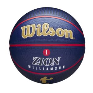 wilson nba player icon outdoor basketball - zion williamson, size 7-29.5"