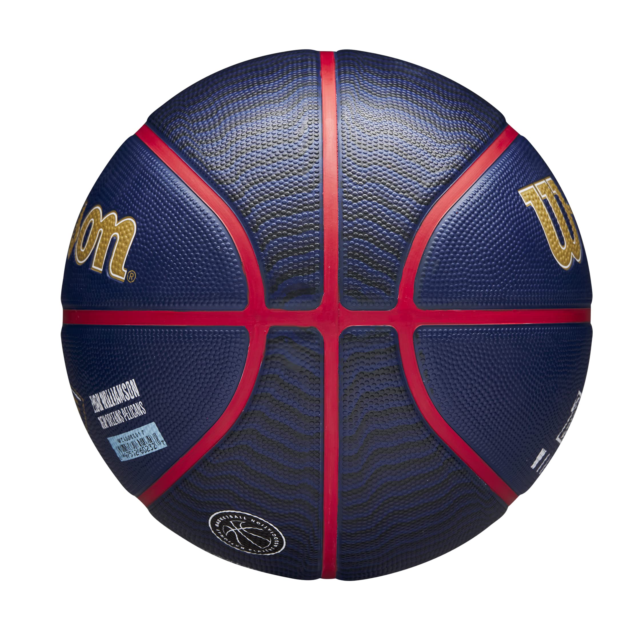 WILSON NBA Player Icon Outdoor Basketball - Zion Williamson, Size 7-29.5"