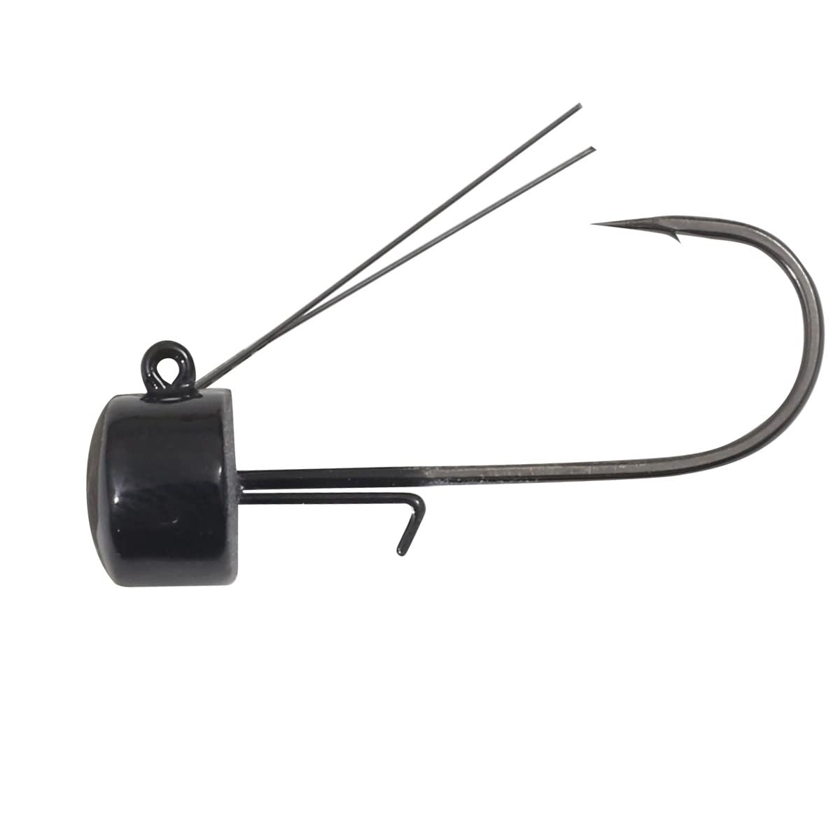 Northland Fishing Tackle Elite Series Weedless Nedster Jig for Smallmouth, Largemouth, & Spotted Bass Jig, Black, 5/16 Oz 1/0 Hook, 2/Card