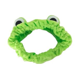 Hwotcwot Frog Eye Makeup Headband, Elastic Hair Band for Face Washing and Makeup Application