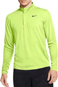 nike men's dri-fit victory half-zip top (as1, alpha, x_l, regular, regular, lemon twist, x-large)