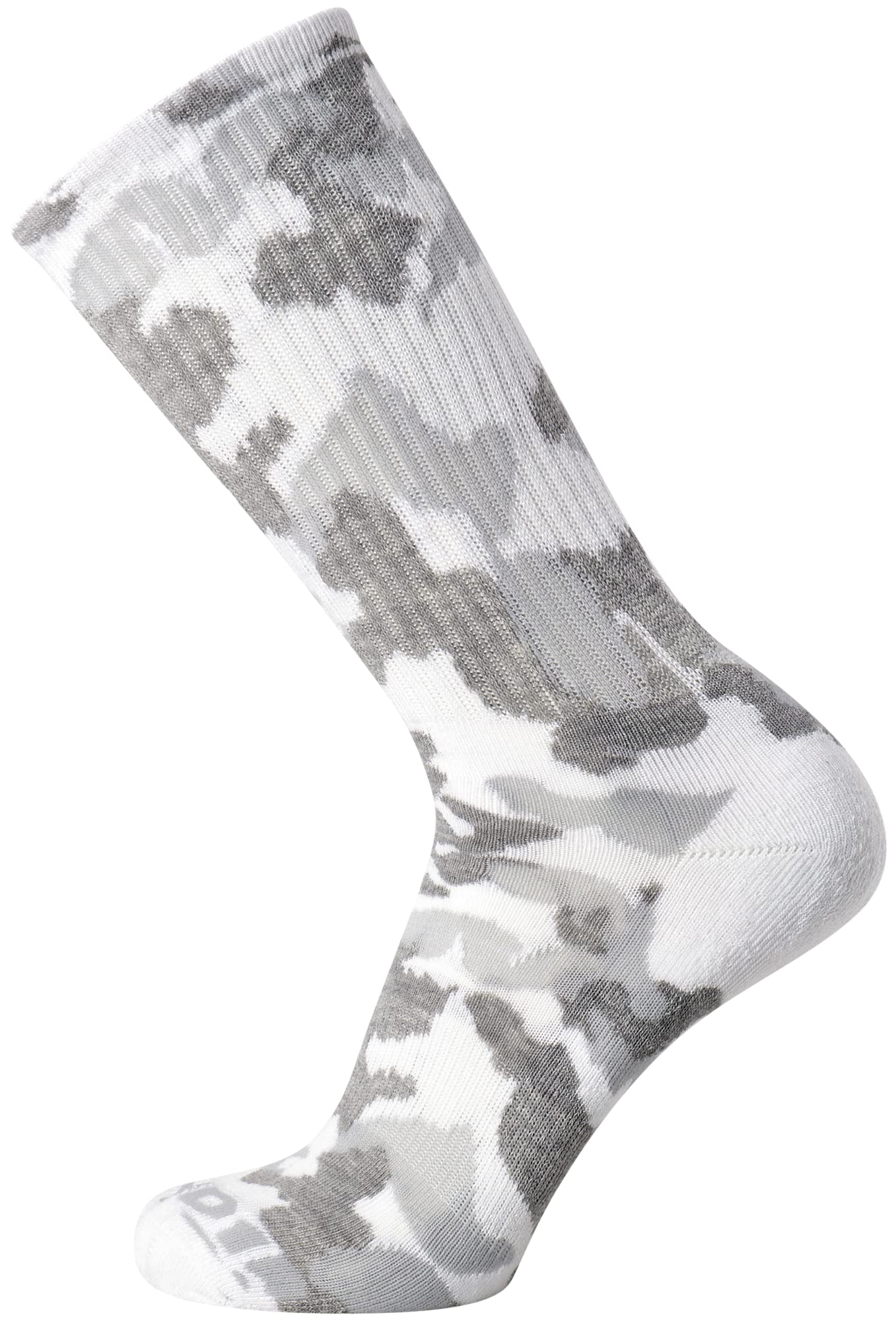 AND1 Men's Socks - Athletic Cushion Crew Socks (24 Pack), Size 6-12.5, White Camo