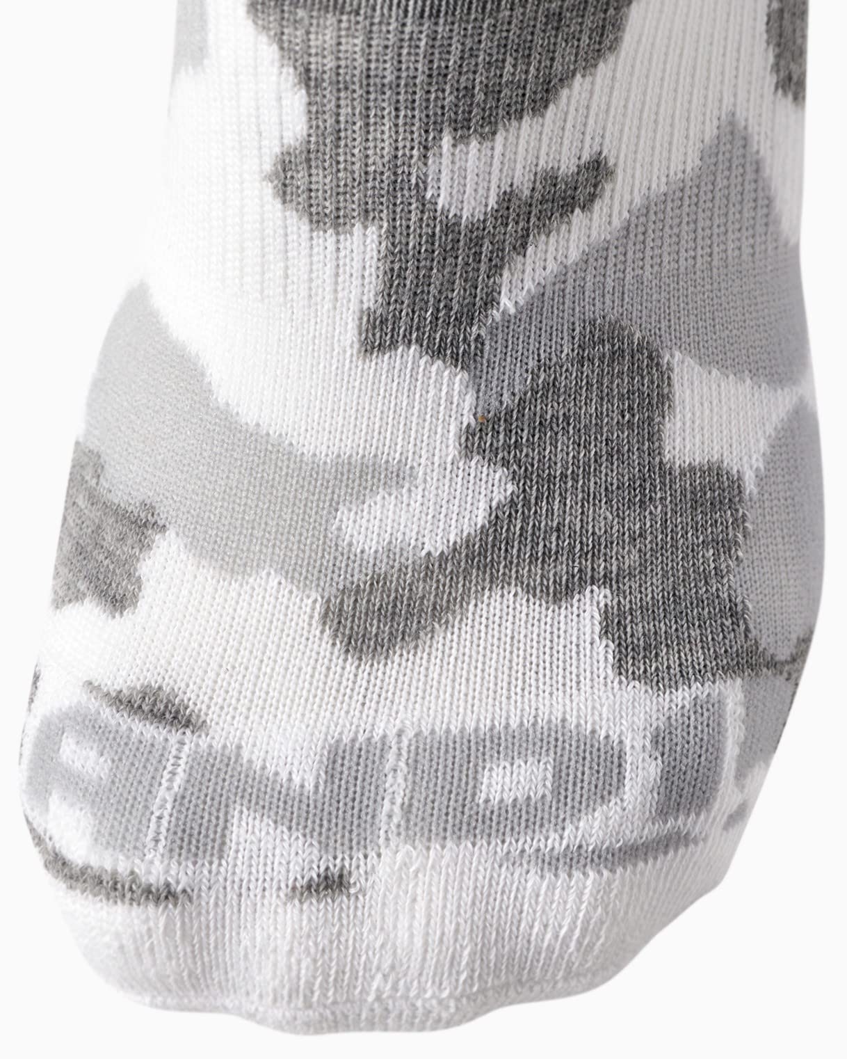 AND1 Men's Socks - Athletic Cushion Crew Socks (24 Pack), Size 6-12.5, White Camo