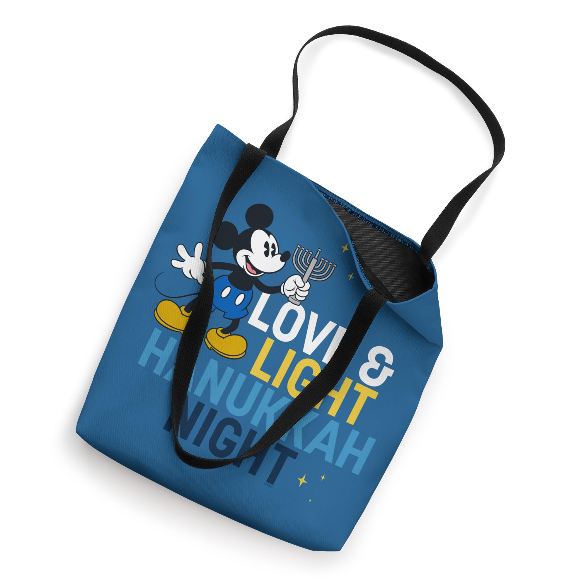 Disney Mickey Mouse Love & Light Happy Hanukkah Tote Bag