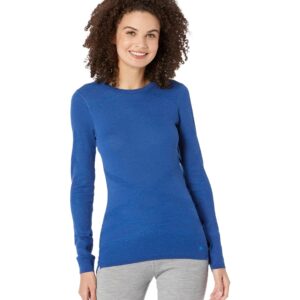 Smartwool Women's Intraknit Thermal Merino Wool Base Layer Crew (Slim Fit), Blueberry Hill, Medium