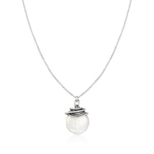 Ross-Simons 13mm Cultured Baroque Coin Pearl Pendant Necklace