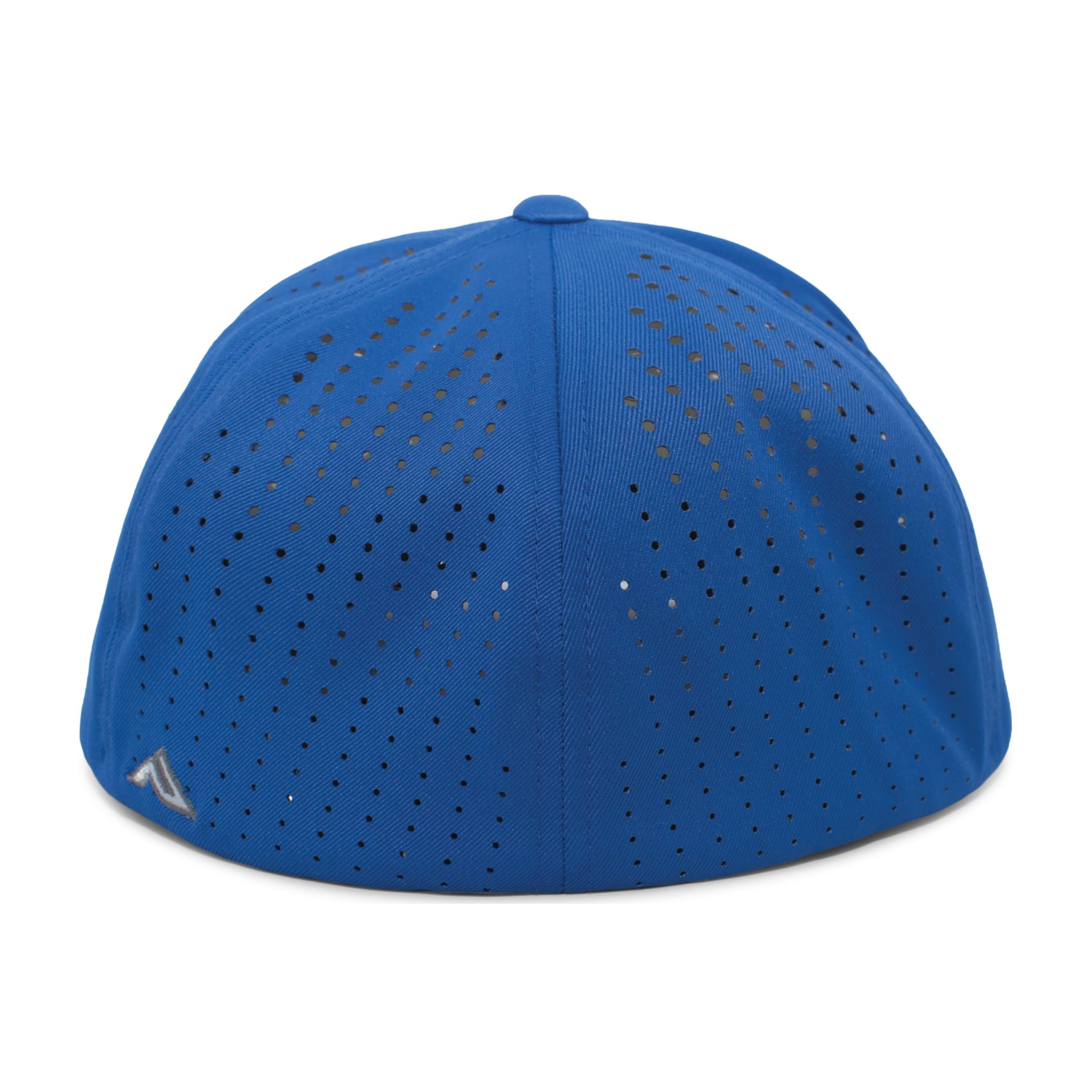 Pacific Headwear Standard Perforated F3 Performance Flexfit Cap, White/Royal/Royal