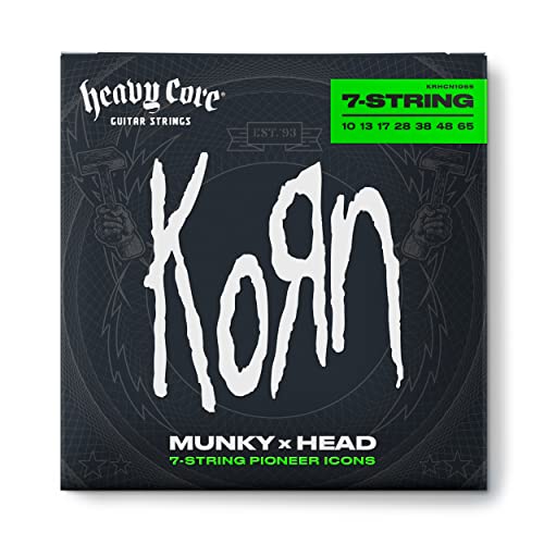 JIM DUNLOP Heavy Core Korn Guitar Strings 10/65-7/Set (KRHCN1065)