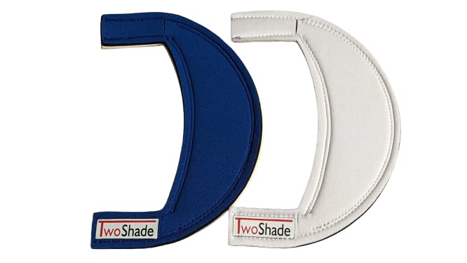 TwoShade Strapless Reversible Sun Visor Golf Tennis Beach Hat Mens Womens Two Shade Blue/White