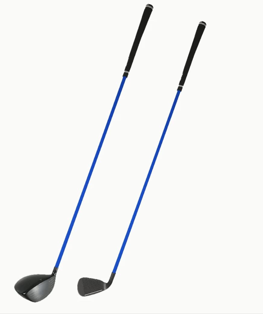 Lag Shot Driver + 7 Iron Combo™ (Right Handed) - Golf Swing Trainer Aid, Golf Digest's Editors' “Best Swing Trainer” of The Year! #1 Golf Training Aid of 2022, Free Video Series with PGA Teacher!