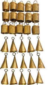 royal sapphire vintage indian tin bells rustic chime vintage jingle bell cow bells christmas tree crafts decoration