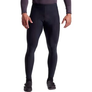 pearl izumi men's thermal cycling tights, water-repellent & insulated with elite levitate chamois, plus safety elements, black, large