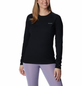 columbia omni-heat™ infinity knit long sleeve crew black xl