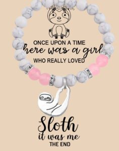 maofaed sloth bracelet sloth gift for women (once upon sloth bead)