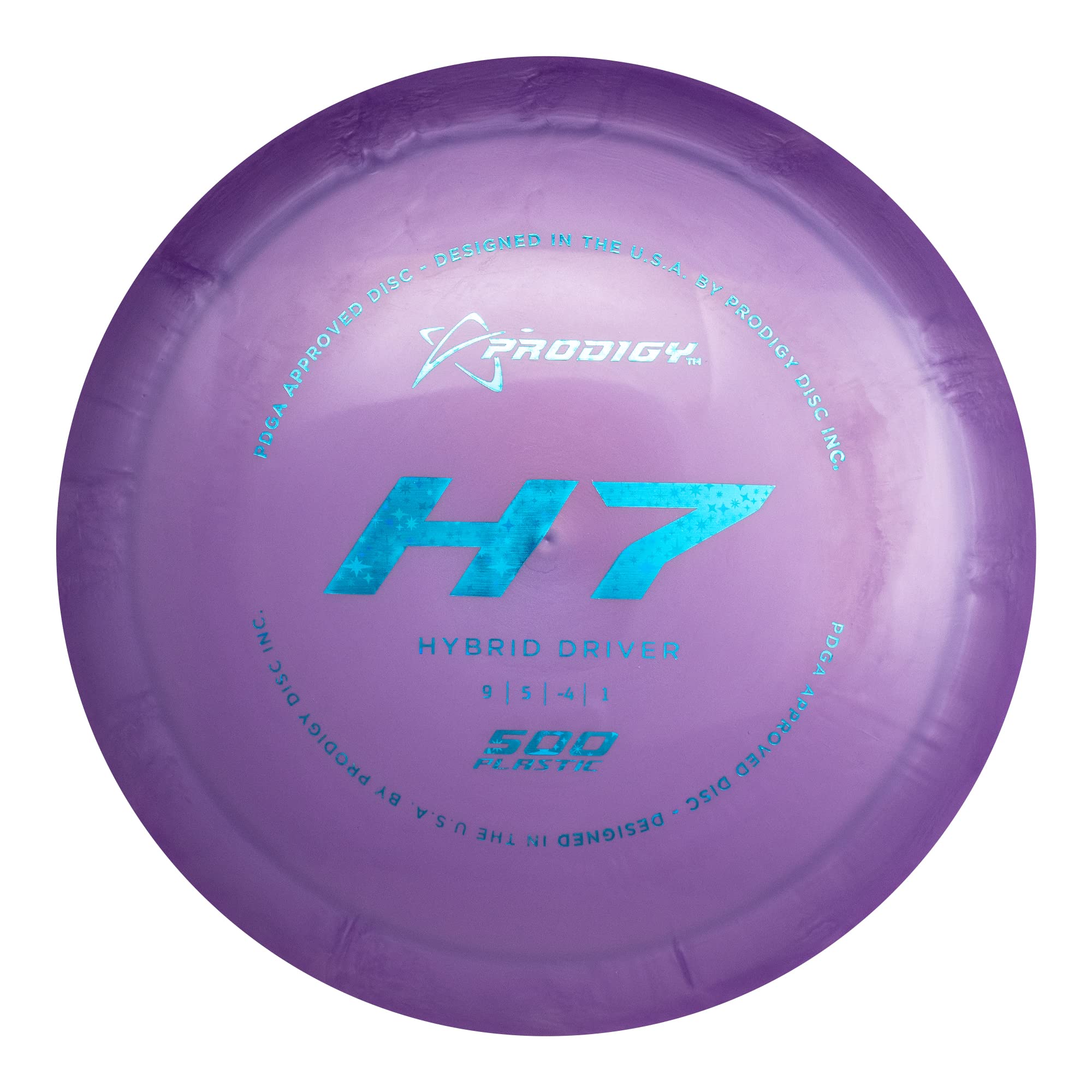 Prodigy Disc 500 H7 | Very Understable Disc Golf Driver | Easy Distance with Understable Flight | Durable 500 Plastic | Great Beginner Disc Golf Fairway Driver | 170-176g | Colors May Vary