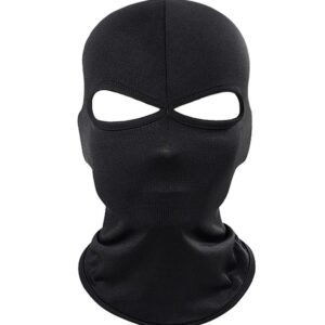 bodbop Balaclava Ski Face Mask Windproof Full Head Mask Sun UV Protection Face Cover for Men Women Outdoor Sports Cycling (Black)