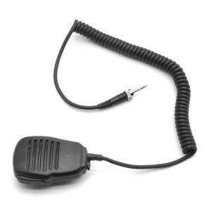 newashan handheld microphone for uniden 2 way vhf marine radio mhs125 mhs135 mhs350 uh073 uh075 uh076 uh078 walkie talkie 2.5mm long pin shoulder lapel speaker mic with swivel back clip