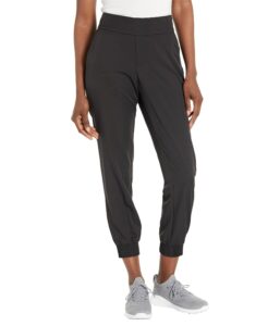 callaway women's lightweight stretch golf jogger, caviar, x-large