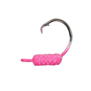 yellowtail snapper weighted circle hook jig - (pink) 4/0 hook - 1/8 oz - 25 pack