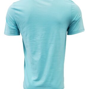 Nike Mens Just Do It Box Crewneck T-Shirt (X-Large, Aqua Blue)