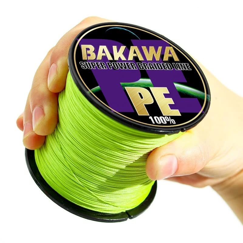 Fishing Lines 4 Braided Fishing Line 300M 100M PE Multifilament Carp Sea Saltwater Floating Wire Accessories Fishing Tool (Color : Green, Size : X4 100M 20LB 2.0)