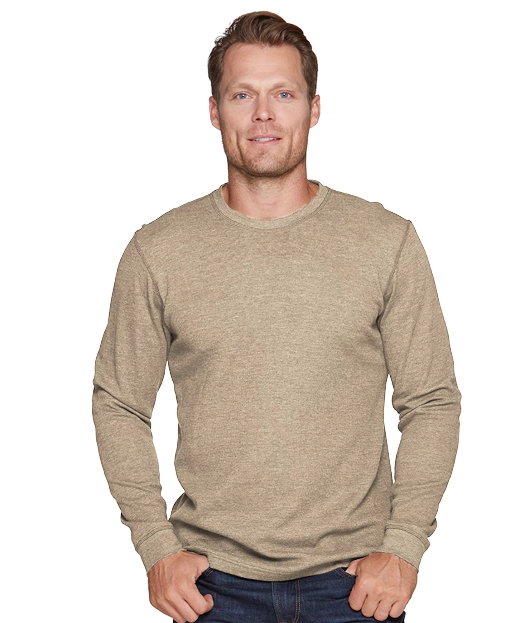 Colosseum Outdoors Men's Furnace Thermal Long Sleeve Shirt (Sequoia, XX-Large)