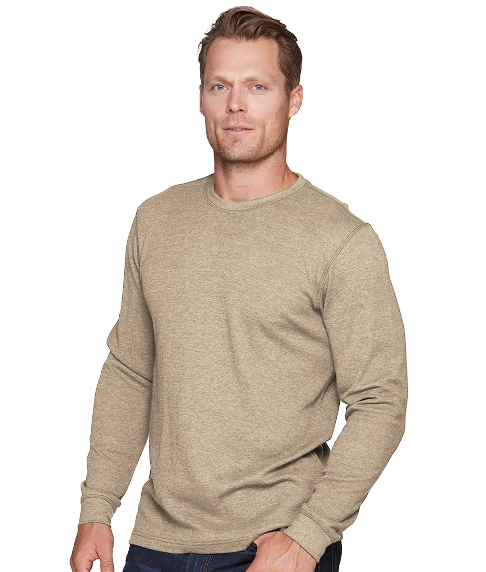 Colosseum Outdoors Men's Furnace Thermal Long Sleeve Shirt (Sequoia, XX-Large)