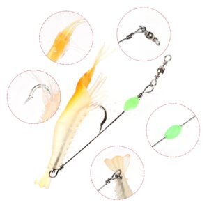 Taigek Fishing Lures Bass Kit Soft Plastic 14PCS Fishing Jigs Freshwater Fishing Lures Saltwater Jig Heads for Bass Fishing