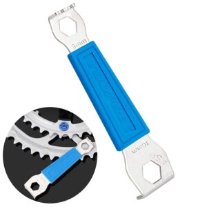 bicycle chain ring bolts wrench, chain bolt spanner for mountain bike, 9/10mm chainring fixed wrench bicycle repair tool bicycle crank spanner wrench tool