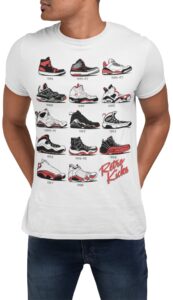 jordan retro sneakers image t shirt to match jordans, tee to match jordan 1 2 3 4 5 6 11 12 13 gift for jordan white