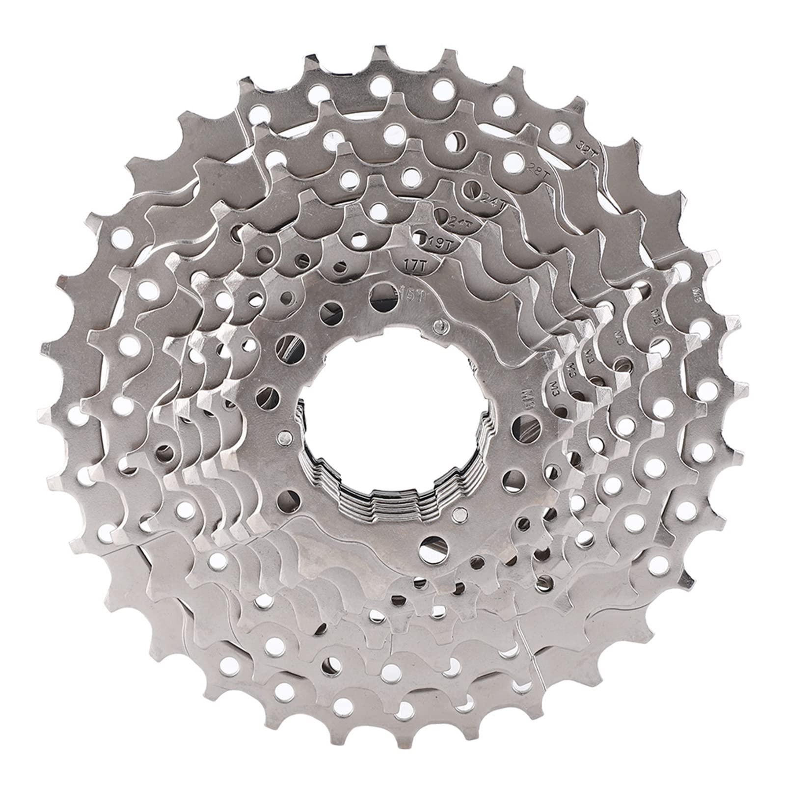 Bike Freewheel Cassette Sprocket, 9/10/11/12 Speed 32/36/42/46T Road Bicycle Replacement Accessories, Bicycle Multiple Freewheel,Bike Sprocket(9S 11-32T), Freewheel Bike Cassette Road 11-32T Spro