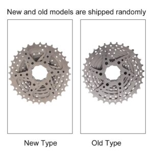 Bike Freewheel Cassette Sprocket, 9/10/11/12 Speed 32/36/42/46T Road Bicycle Replacement Accessories, Bicycle Multiple Freewheel,Bike Sprocket(9S 11-32T), Freewheel Bike Cassette Road 11-32T Spro