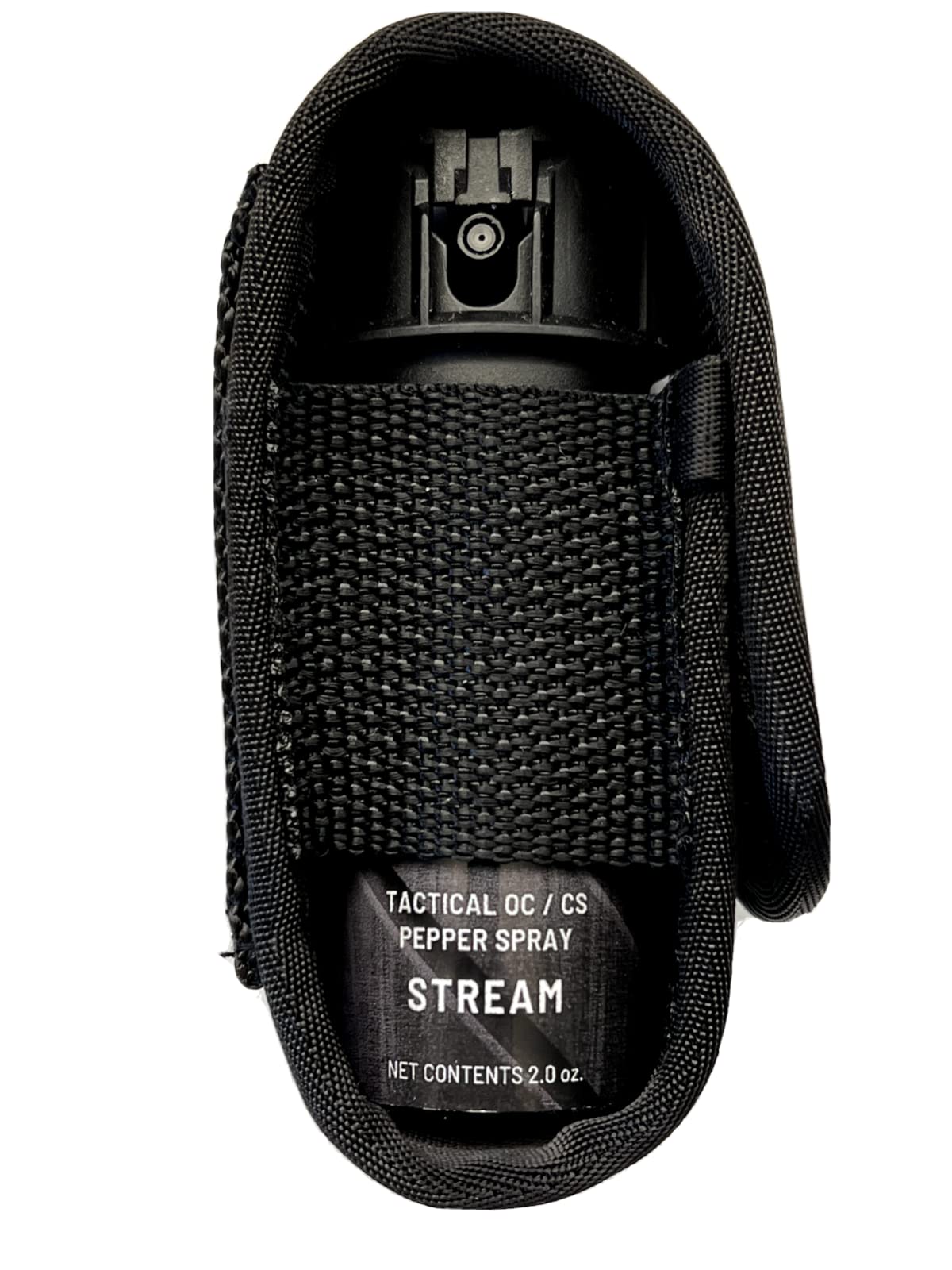 Redd, Tactical OC/CS Pepper Spray and Nylon Holster - Flip Top Stream (2 oz)