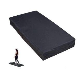 onlyme treadmill cover, treadmill cover waterproof outdoor for under desk electric treadmill, folding treadmill covers from dust black