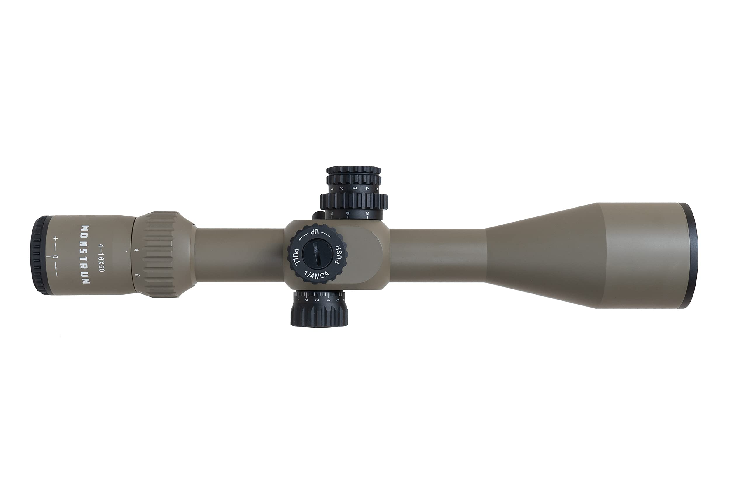 Monstrum G3 4-16x50 FFP Rifle Scope | Flat Dark Earth | Monstrum SS-H Scope Sunshade | Bundle