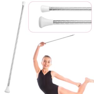 hydren twirling baton unisex kids' gymnastics dance baton metal baton marching band baton parade baton stick for talent shows, artistic dancing, baton twirling (24 inch)